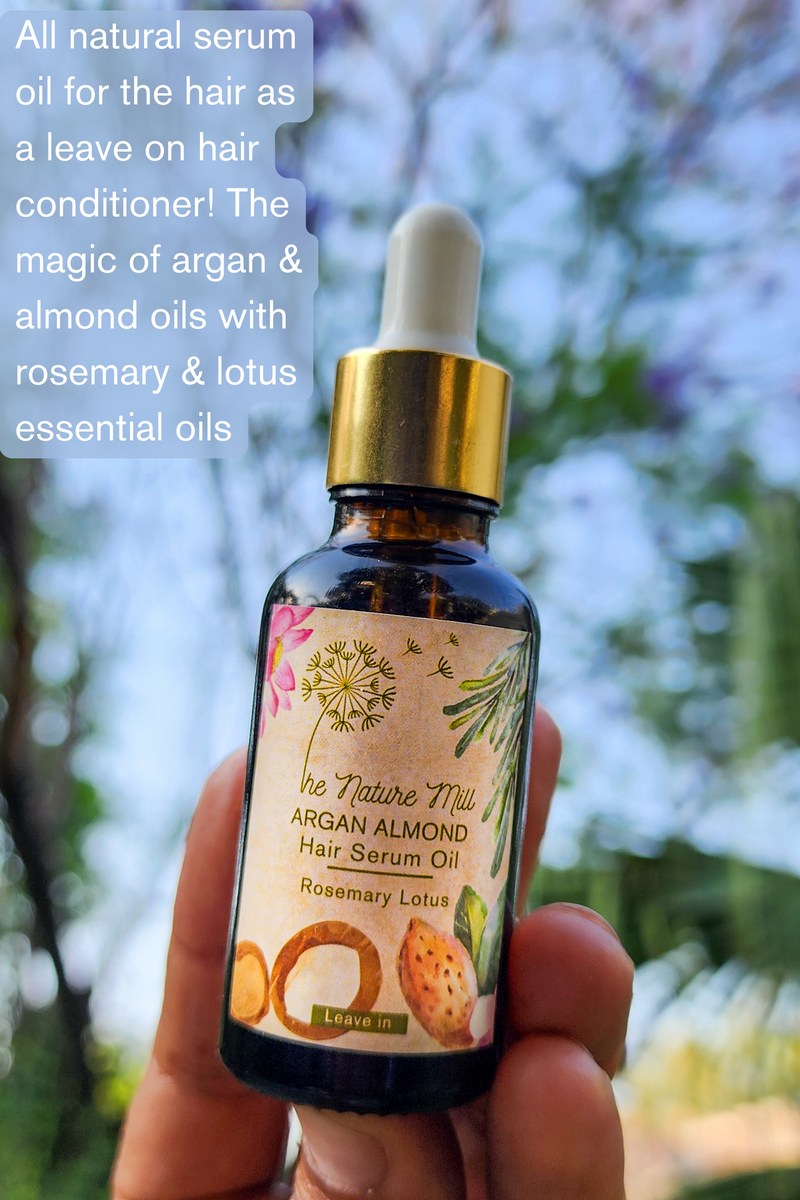 Argan Almond Hair Serum Oil | 30ml (Leave on) – The Nature Mill